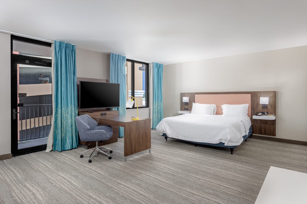 Accessible One King Side View | Hampton Inn & Suites Orange Beach AL